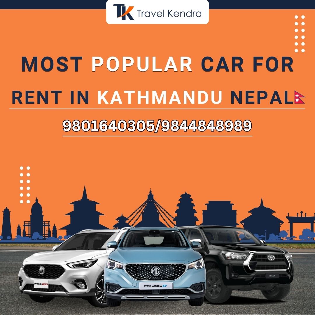 Most popular car for rent in Kathmandu Nepal - Travel Kendra